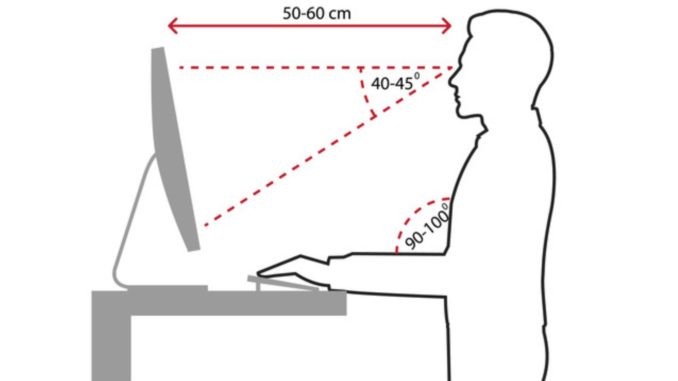 Was ist der richtige Abstand zum Monitor? - fitimsitzen.de
